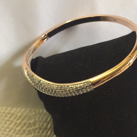 Abby | Jewelry | 8 Karat Diamond Bangle | Poshmark